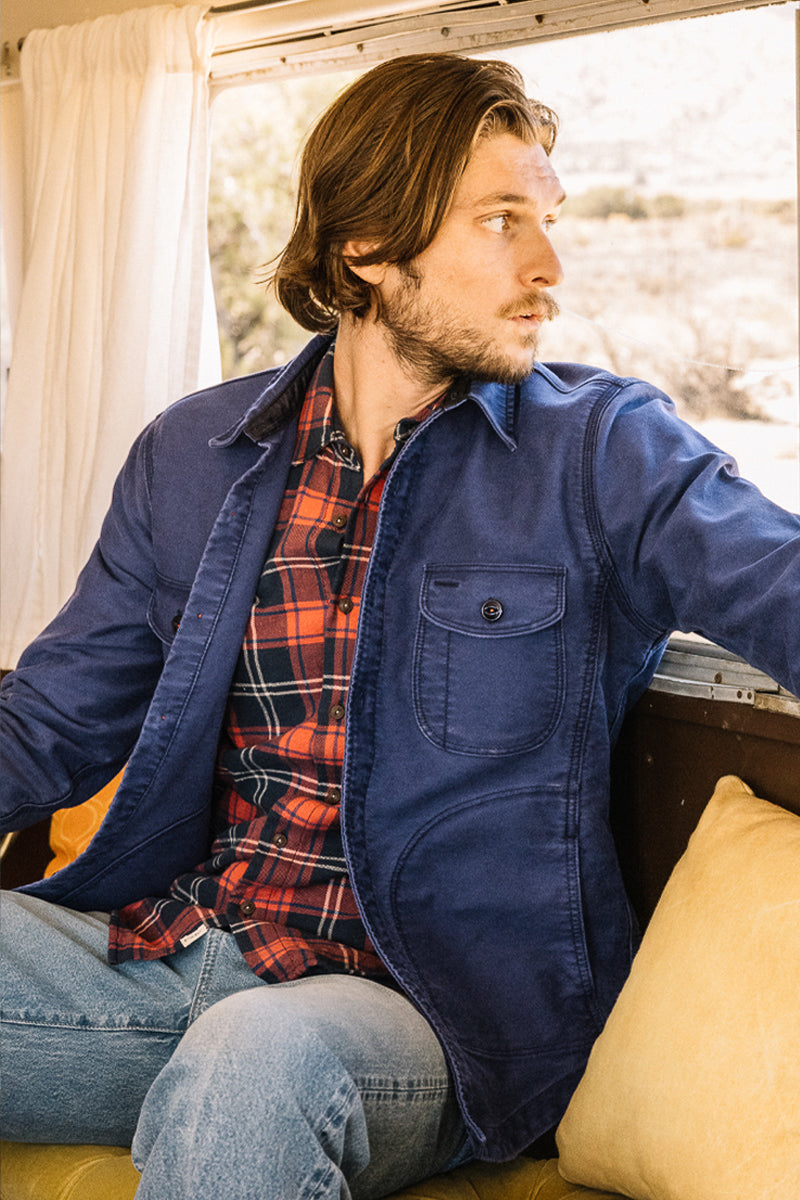 The Anvil Moleskin- Weathered Navy– HIROSHI KATO | Official Online Store
