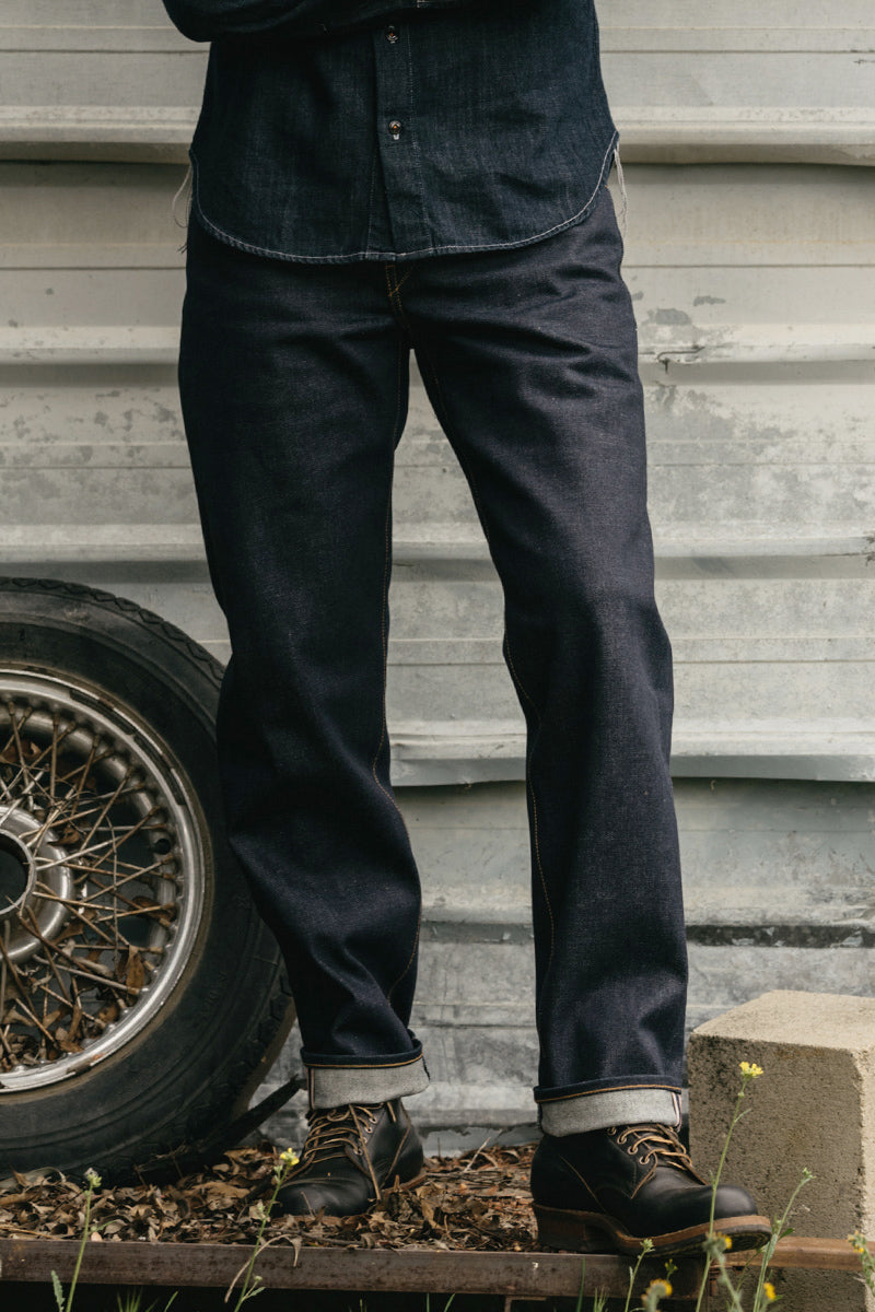The Barrel Classic Straight - indigo Raw 17.5oz Mammoth Selvedge ...